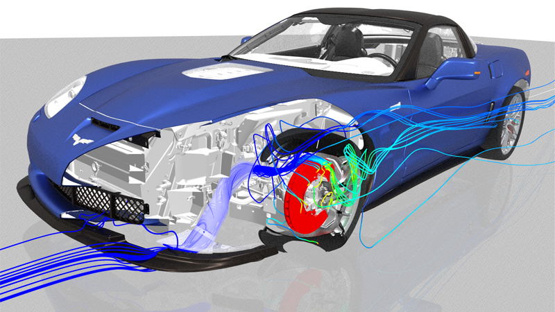 Brake cooling simulation for performance optimization | Siemens Software