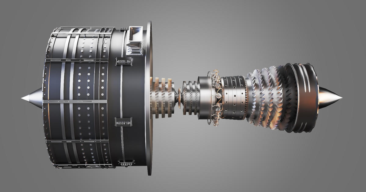 Rotor dynamics analysis of an aircraft engine| Siemens Software