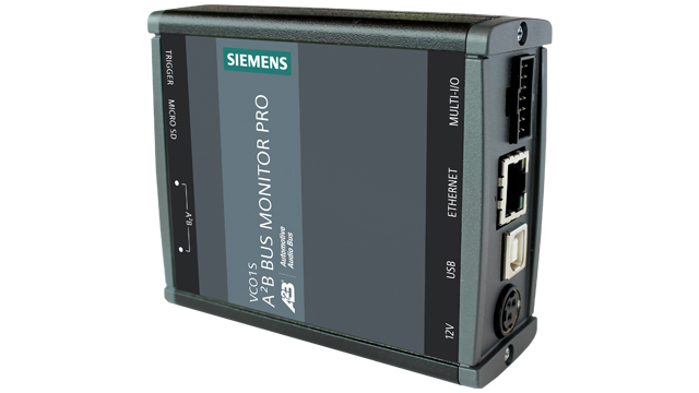 VCO1S A2B – Bus Monitor Pro | Siemens Software